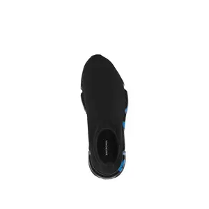 Balenciaga Speed Knit Sneakers With Graffiti Logo Sole