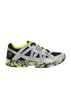 EA7 Logo Lace Up Casual Sneakers - Gray