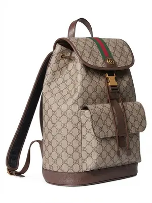 Gucci Small Ophidia Backpack - Nude