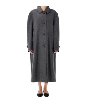 Prada Single-breasted Loden Cloth Coat