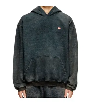 DIESEL® S-kai Hoodie - Black/blue