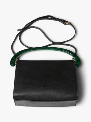 Dries Van Noten Medium Leather Tote Bag