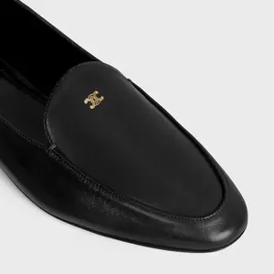 Celine Aura Loafer In Goatskin - Black