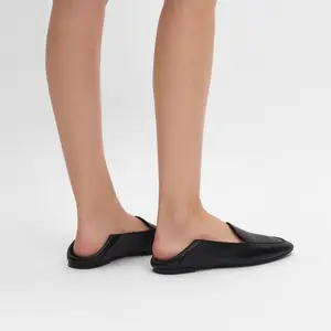 Celine Aura Loafer In Goatskin - Black