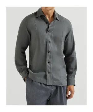 Brunello Cucinelli Long-sleeves Shirt - Black