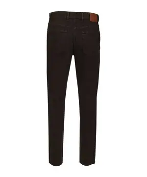 Zegna Slim-fit Jeans With Embossed Logo - Brown