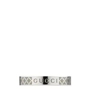 Gucci Diamante Engraved Ring
