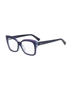 Dior Square Frame Eyeglasses - White
