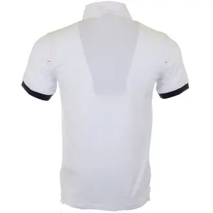 EA7 Striped Lapel Polo Shirt
