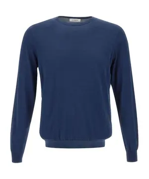 KANGRA Crew Neck Knitwear - Blue