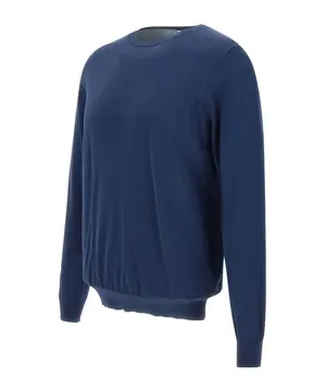 KANGRA Crew Neck Knitwear - Blue
