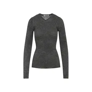 Miu Miu Lurex V-neck Jumper - Irises
