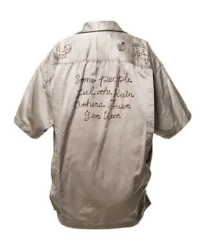 Mihara Yasuhiro Bowling Shirt - Beige