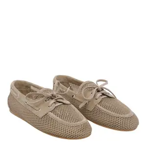 Miu Miu Mesh Loafers - Brown