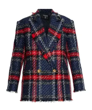 Balmain Lurex Thread Tweed Blazer