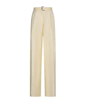 Blumarine Belted Pleated Trousers
