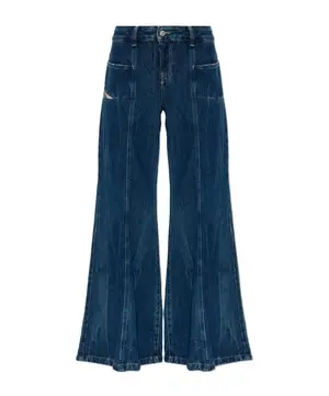 DIESEL® D-akil Paneled Jeans - Navy