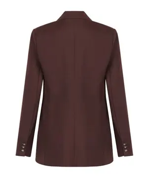Elisabetta Franchi Double-breasted Tailored Blazer - Red