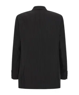Auralee Wool Double-breasted Suit Jacket