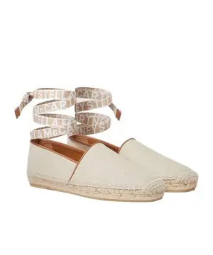 Stella McCartney Logo-lettering Flat Espadrilles