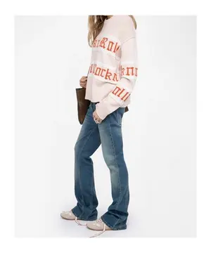 Zadig&Voltaire Striped Crew Neck Pullover