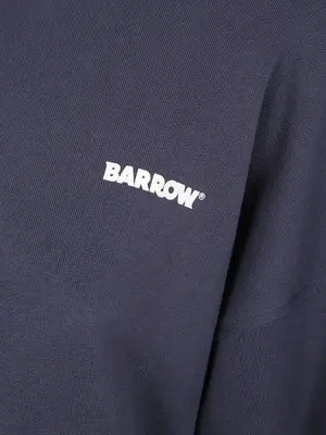 BARROW Embroidered Logo Hoodie - Black