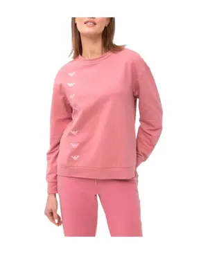 EA7 Round Neck Logo Sweater - Pink