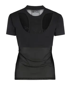 Versace Logo Graphic T-shirt - Black