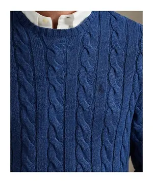 Polo Ralph Lauren Cable-knit Jumper With Embroidered Logo