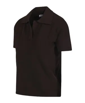 ROBERTO COLLINA Short Sleeve Collared T-shirt - Black