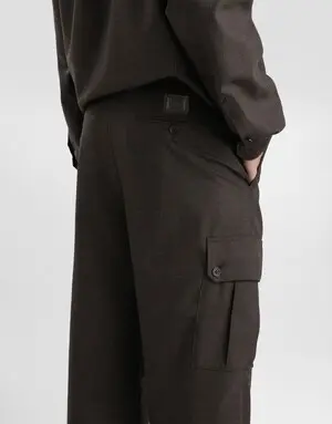 Dolce & Gabbana Straight Leg Cargo Pants - Black