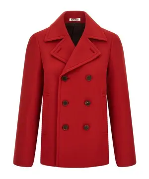 Auralee Double-breasted Wool Jacket