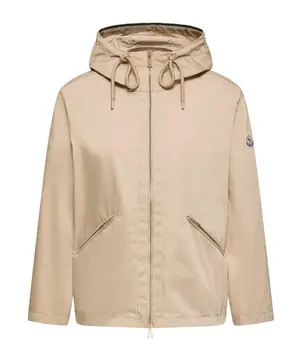 Moncler Cassiopea Hooded Jacket - Beige