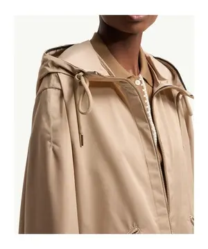 Moncler Cassiopea Hooded Jacket - Beige
