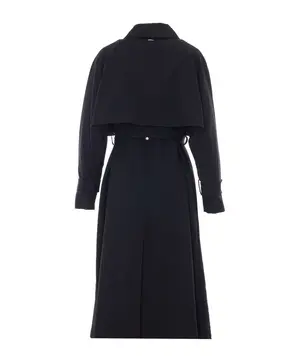 Herno Belted Trench Coat - Black