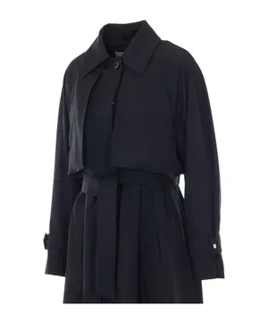 Herno Belted Trench Coat - Black