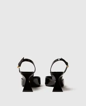 Stella McCartney Buckled Pointed Toe High Heel Pumps