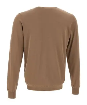 KANGRA Crew Neck Knitwear - Brown