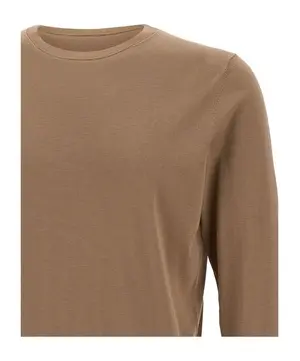 KANGRA Crew Neck Knitwear - Brown