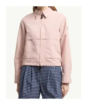 Moncler Technical Froissé Long-sleeved Shirt - Pink