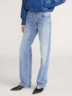 FRAME Faded Straight Leg Jeans - Rapture