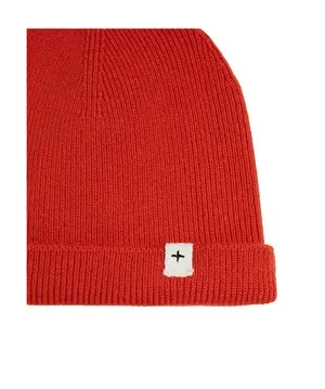 JIL SANDER Fine Knit Beanie - Red