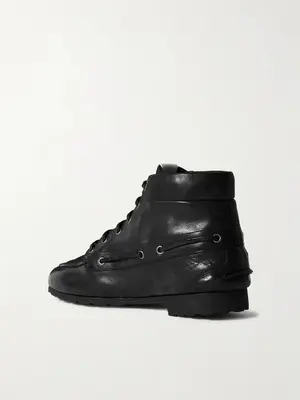 Bally Paphos Lace-up Leather Ankle Boots - Black