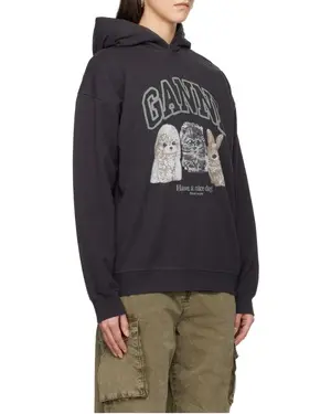 GANNI Printed Hoodie