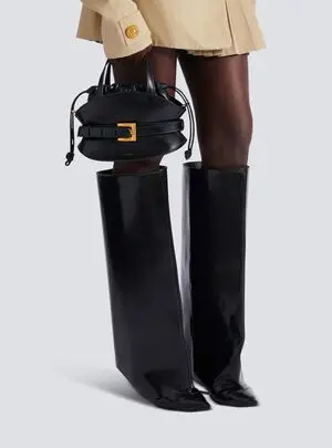 Balmain Shuffle Drawstring Mini Bag - Black