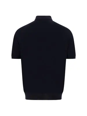 Prada Triangle Logo Short-sleeved Polo Shirt