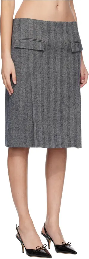 FERRAGAMO Striped Skirt