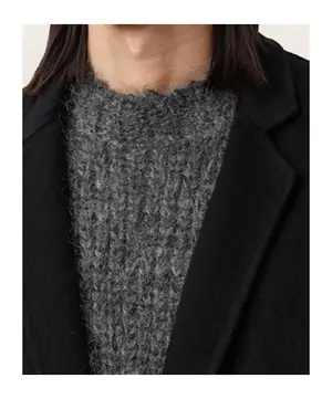 ALLSAINTS Brax Relaxed Fit Wool Coat