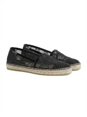 Gucci Gg Pattern Espadrilles