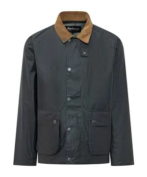 Barbour Collared Button-up Jacket - Black